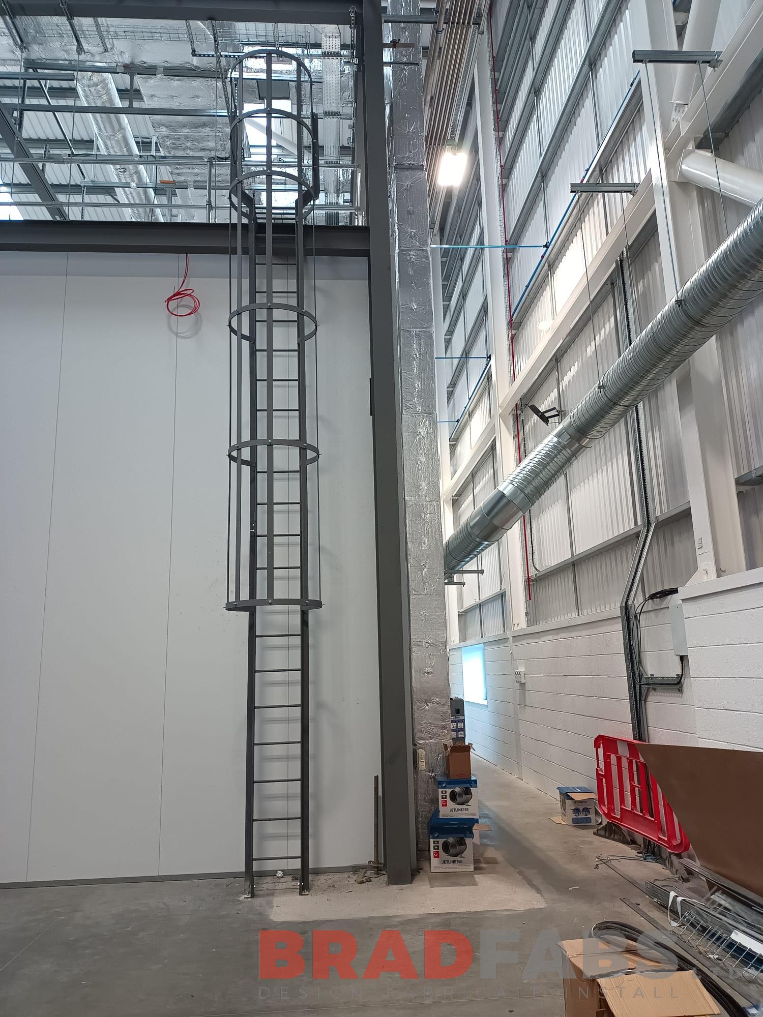 Bradfabs, cat ladders, steel ladder, mild steel ladder